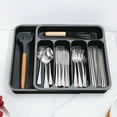 Silverware Drawer Organizer, Expandable Utensil Tray for Kitchen, BPA ...