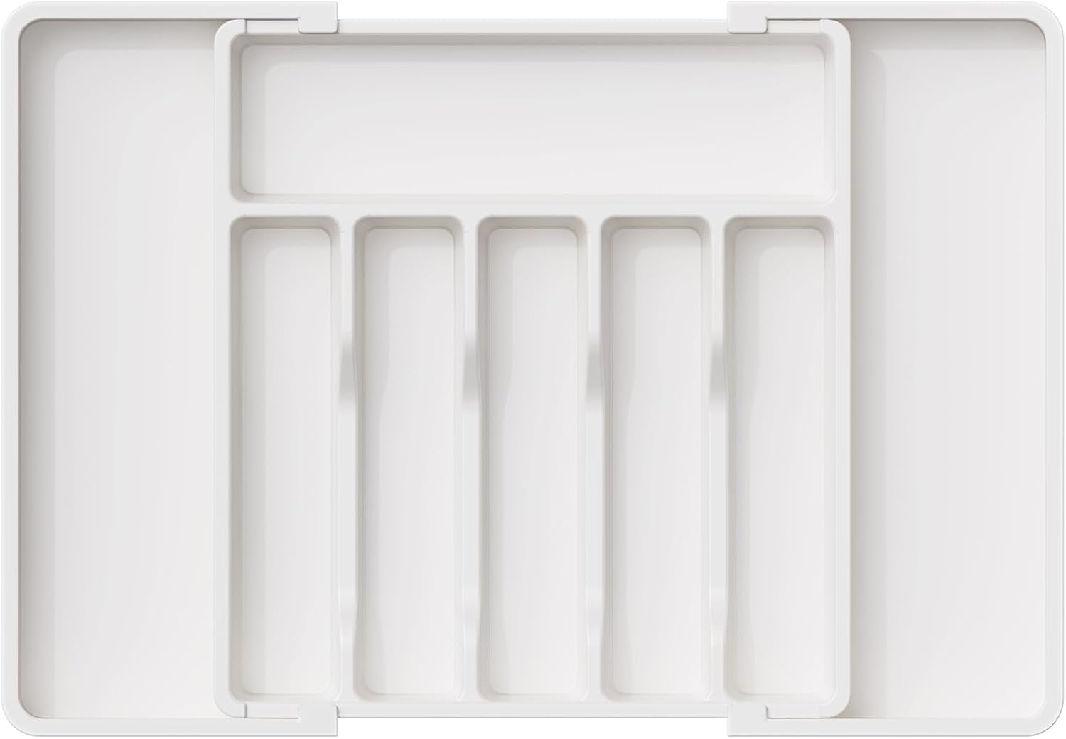 Large Silverware Drawer Organizer, Expandable Utensil Tray for Kitchen ...