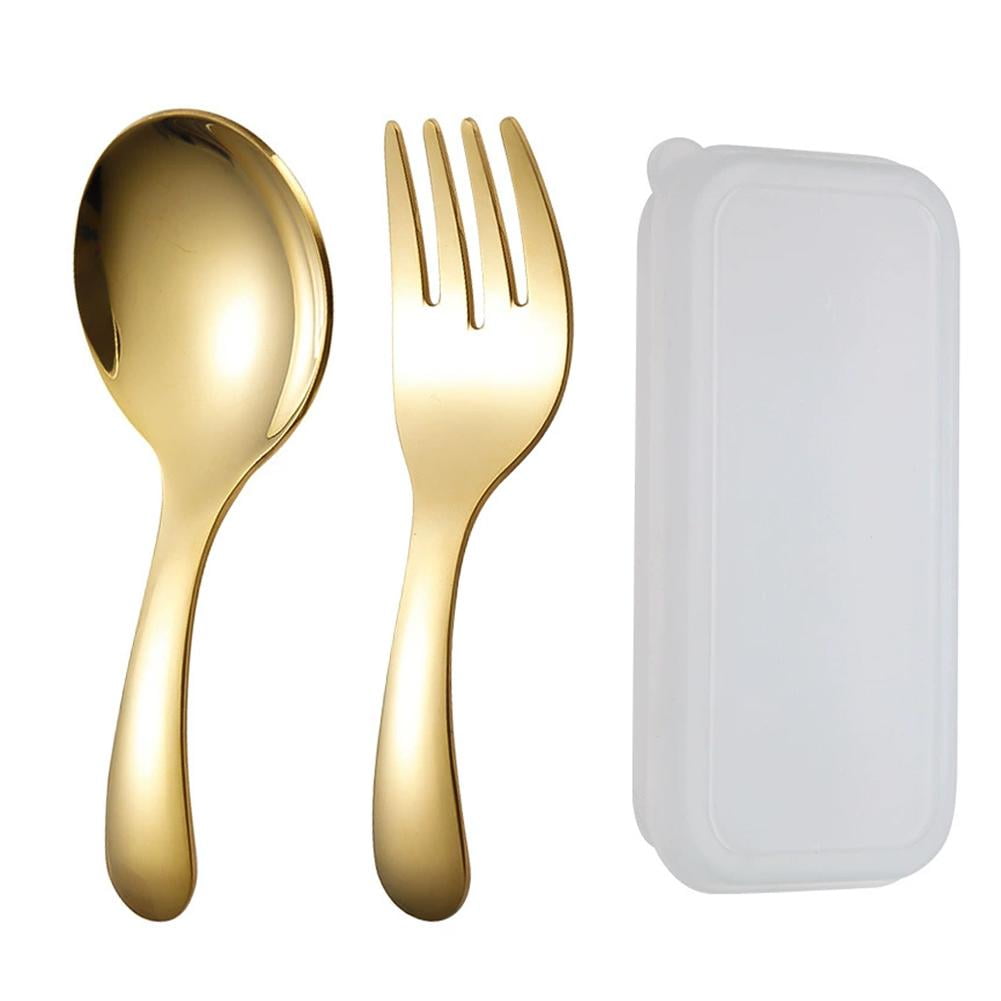 Silverware Flatware Set, Stainless Steel Small Appetizer Forks and ...