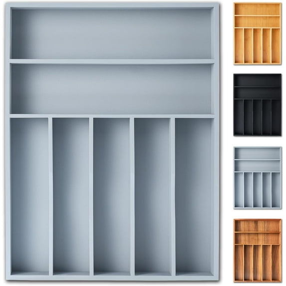 Silverware Organizer, 12.5 Inch Utensil Organizer Kitchen Drawer ...
