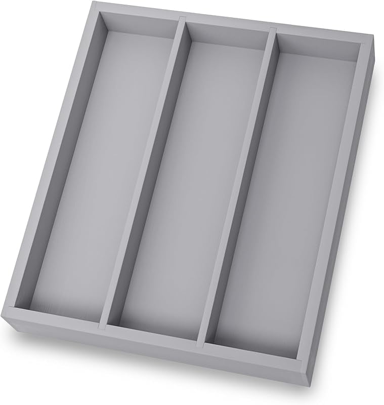 Silverware Organizer Bamboo Kitchen Drawer Organizer Kitchen Utensil ...