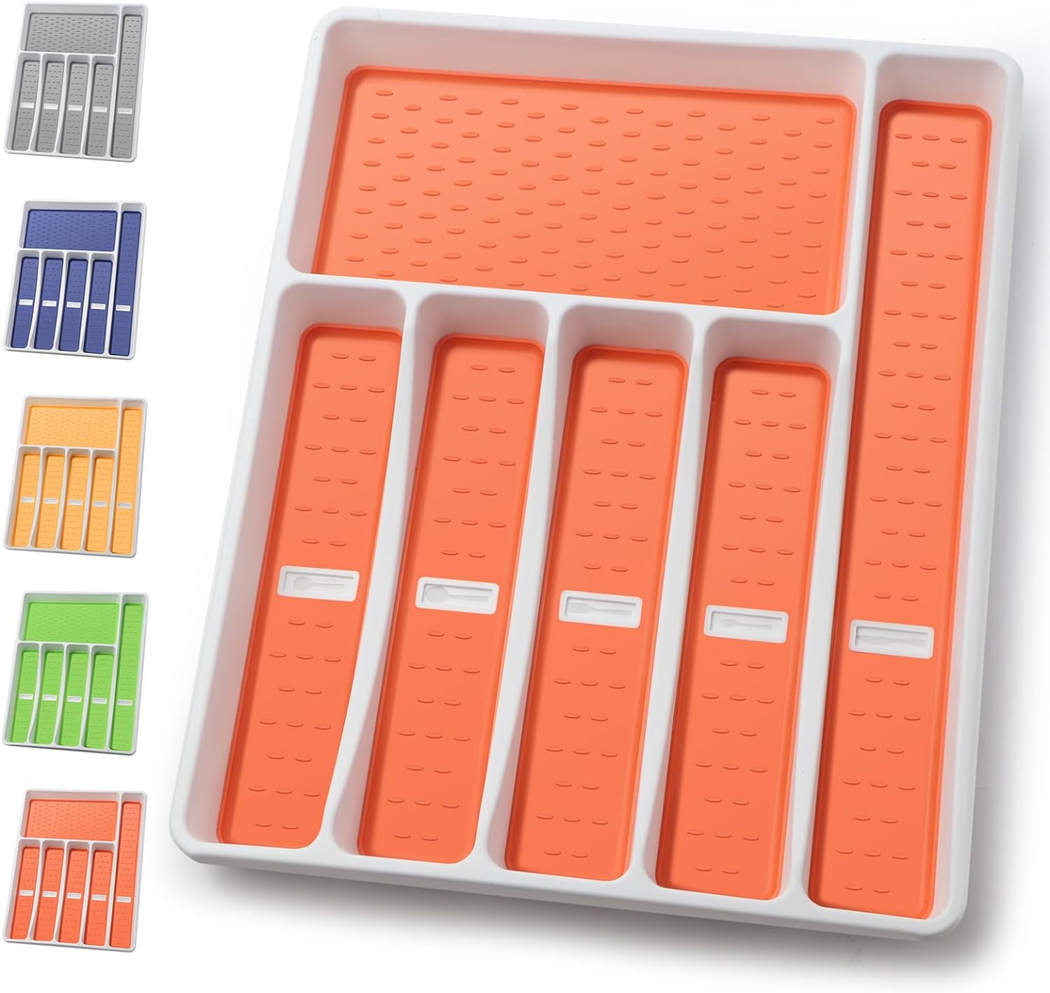 Silverware Organizer with Cutlery Icons，Silverware Tray for Kitchen ...
