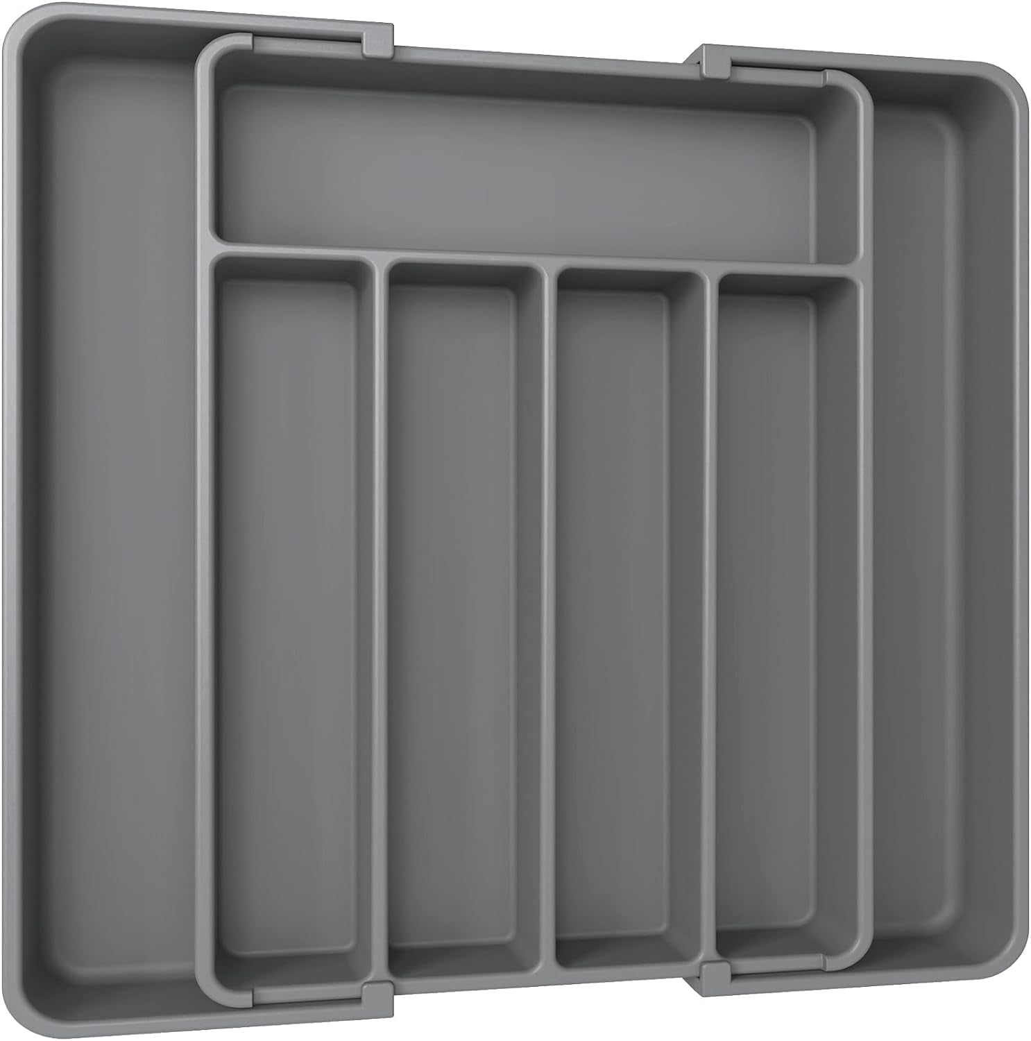 Silverware Organizer - Expandable Kitchen Drawer Organizer, Adjustable ...