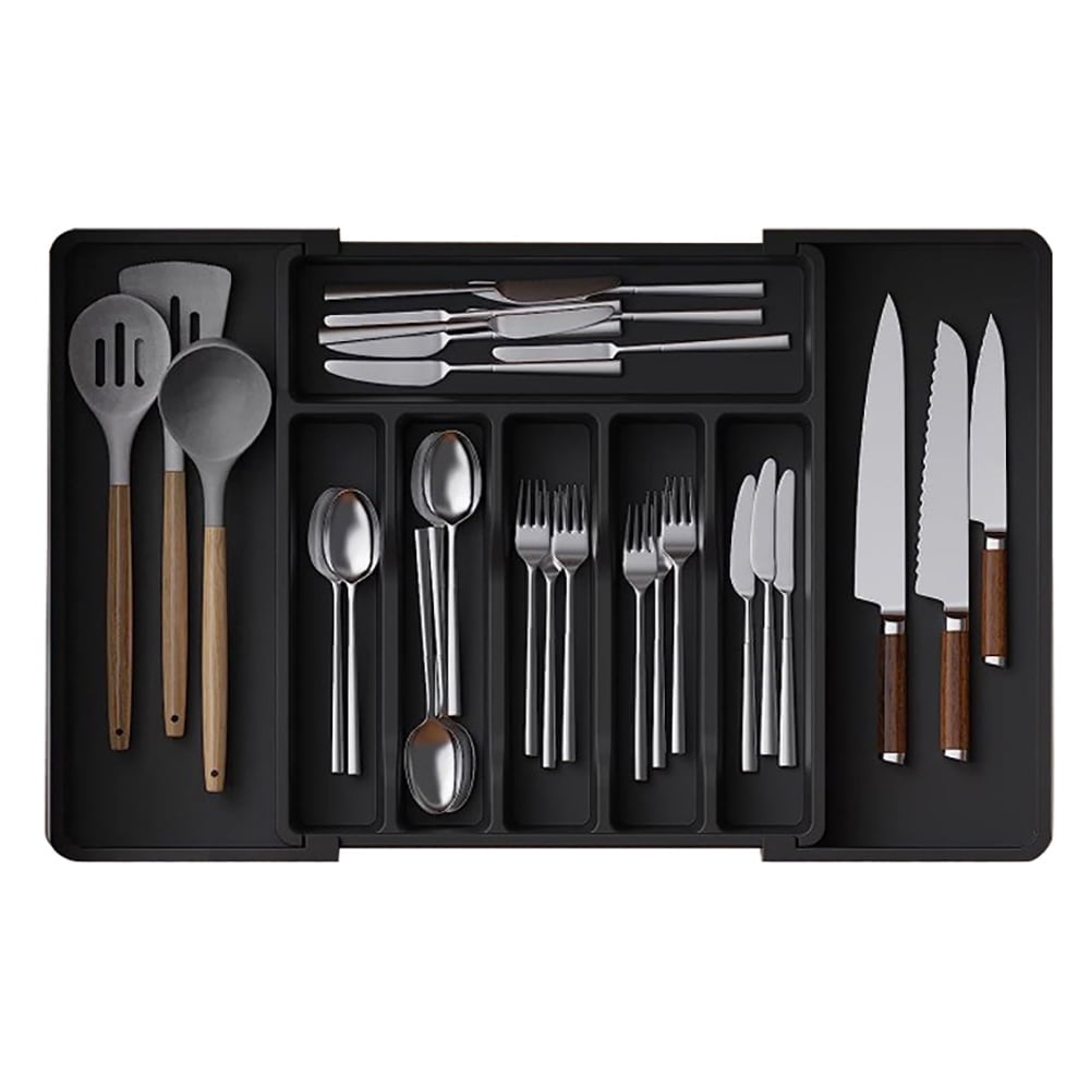 Soul Creat Cutlery Drawer Organizer, Expandable Adjustable Tray, 15 x ...