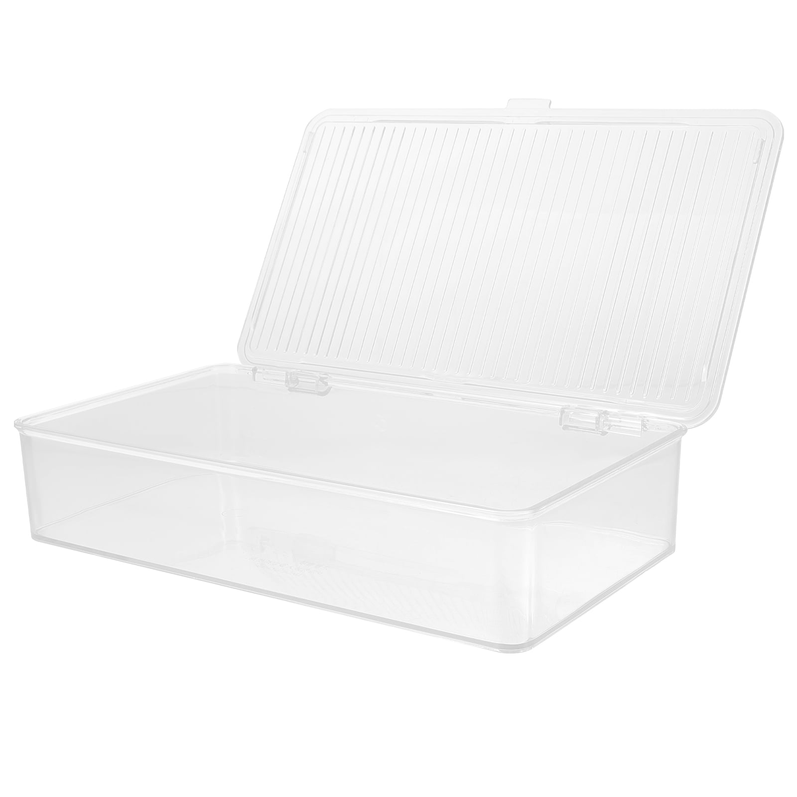 Silverware Organizer with Lid Transparent Cutlery Box Easy Release ...