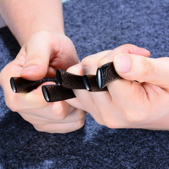 Silverware Set Black Hammered Pattern Flatware Cutlery Stainless Steel ...