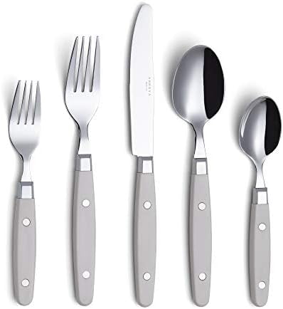 Silverware Set, Retro/Rivet Colorful Stainless Steel Tableware Kitchen ...