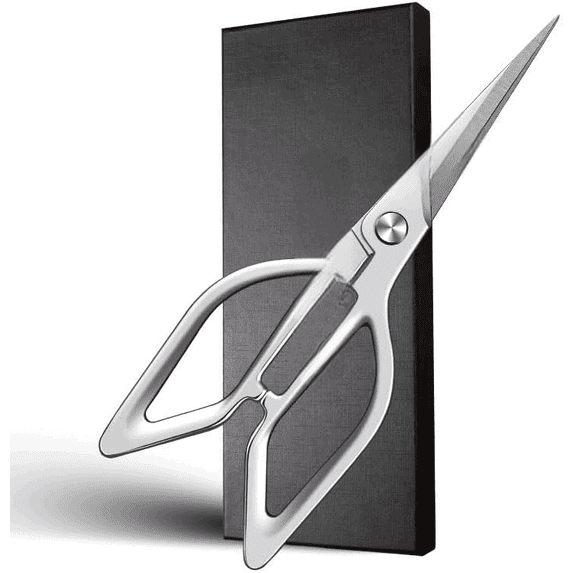 Silvery All Stainless Steel Food Scissors - Design Sense and Appearance ...