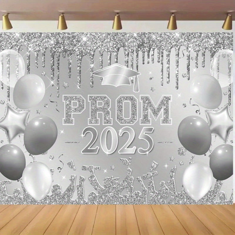 Silvery graduation background cloth for Graduation Ceremony background ...