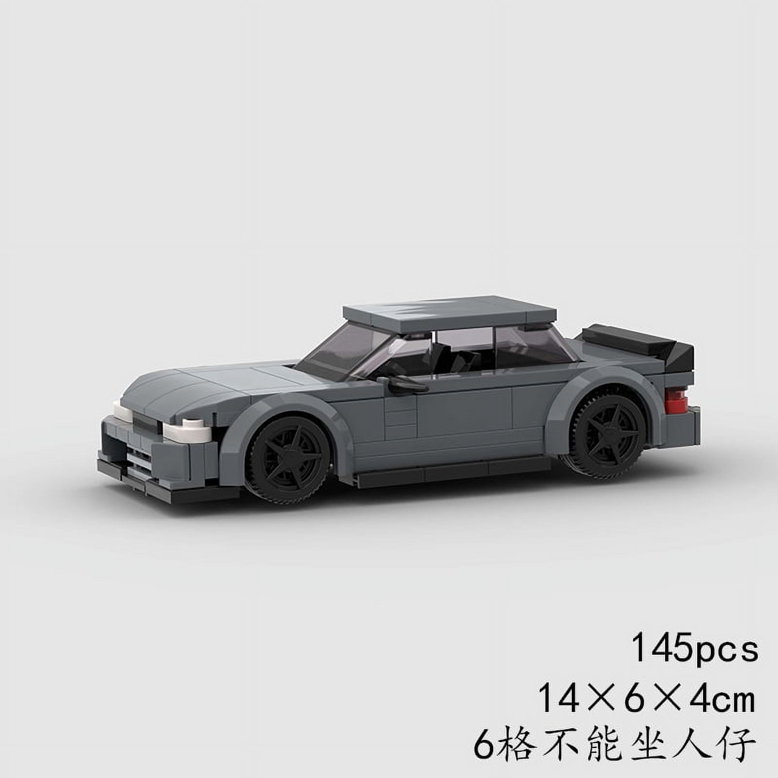 Silvia S13 MOC Car Speed Champions Super Race F1 Creative Vehicle Model ...