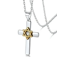 Simple Polished Cross of Protection Everyday Casual .925 Sterling ...