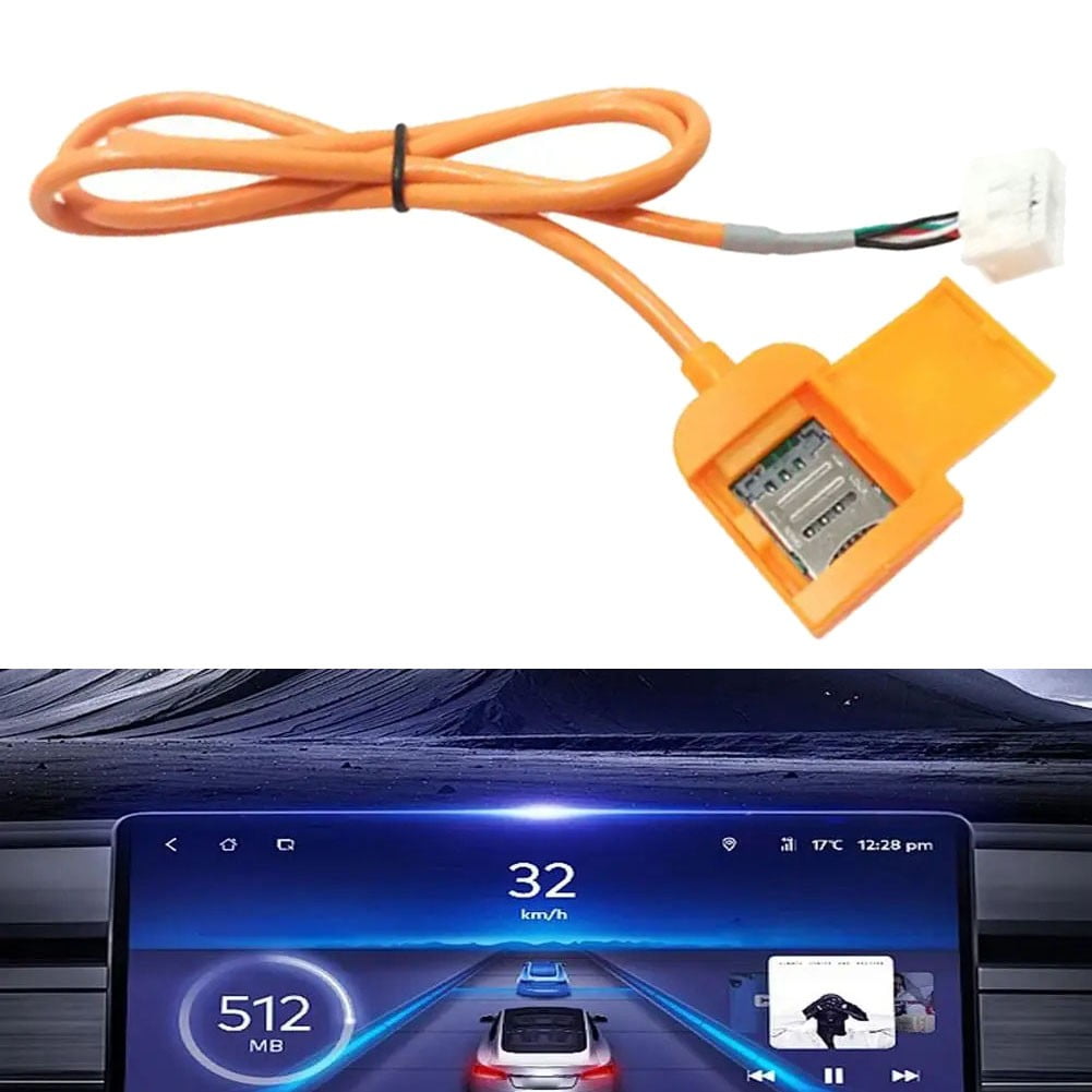 Sim Card Slot Adapter 4G 20pin Cable Connector For Android Stereo Radio ...
