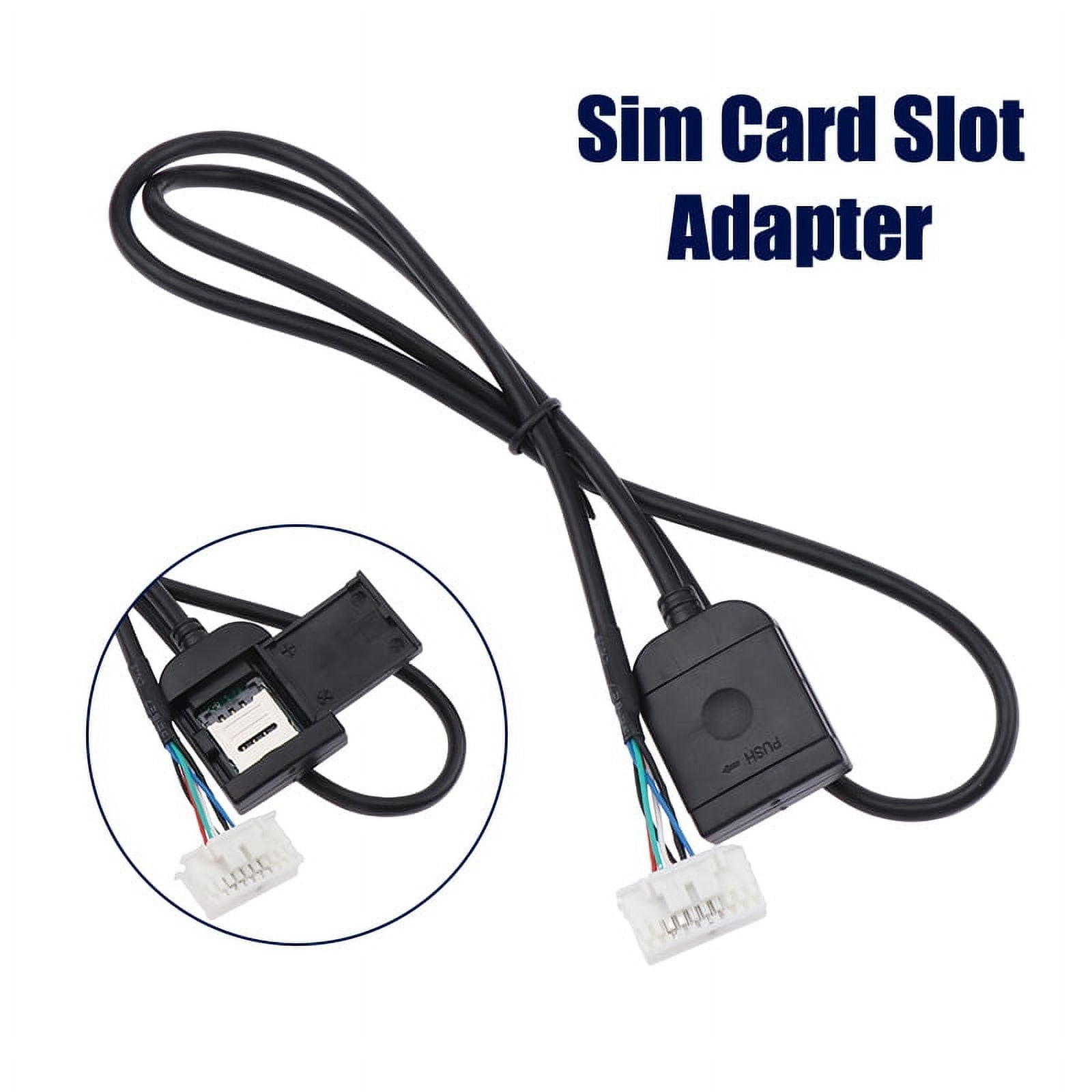 4G Sim Card Slot Adapter, 20pin Android Radio Multimedia GPS Cable ...