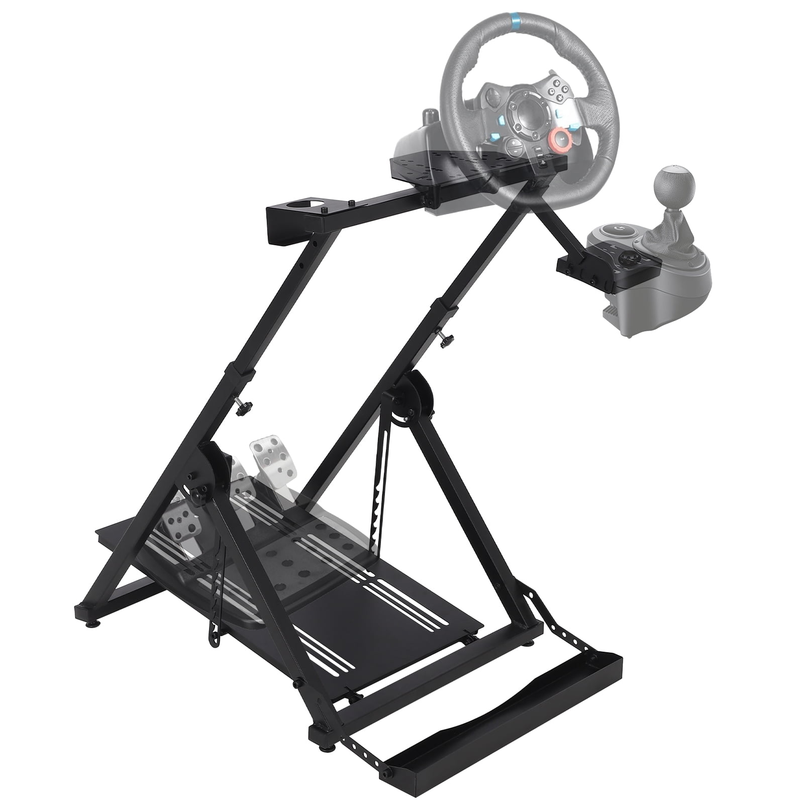 Sim Racing Wheel Stand with Adjustable Height and Shifter Mount ...
