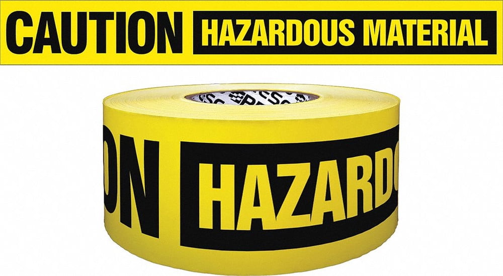 Sim Supply Barricade Tape,Yellow-Black,500ft x 3 In B354Y4437-200 ...