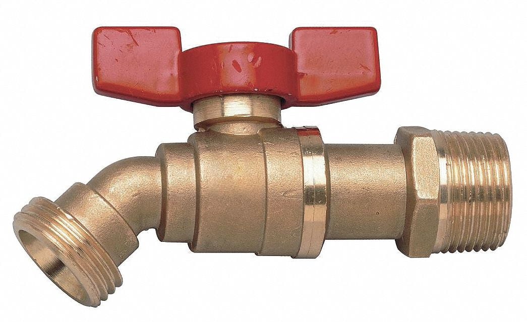 Watts Boiler Drain Valve,1/2 In MNPT,Brass BD-QT- 1/2 - Walmart.com