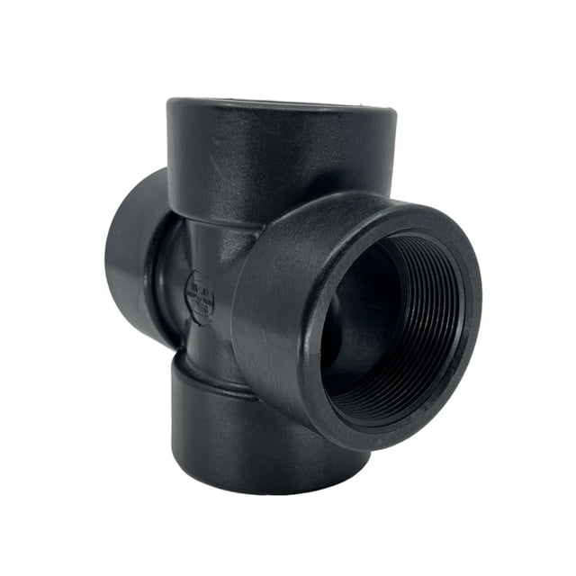 CR200 Banjo Polypropylene Pipe Fitting, Cross, Schedule 80, 2" NPT ...