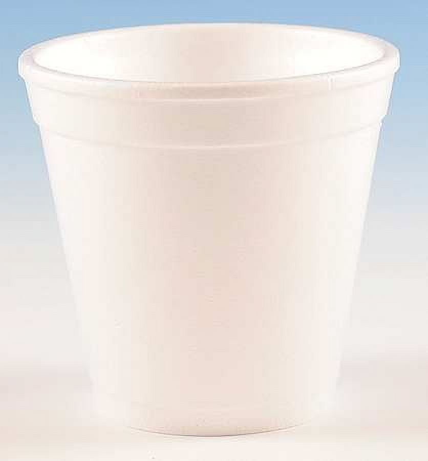 Wincup 4 oz. Foam Disposable Cold/Hot Cup, White, 1000 PK 4C4W ...