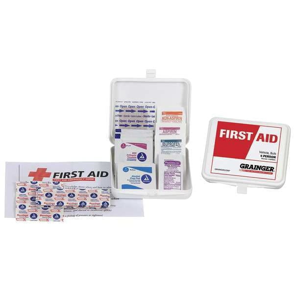 Sim Supply First Aid Kit,Bulk,White,5 People 54504 - Walmart.com