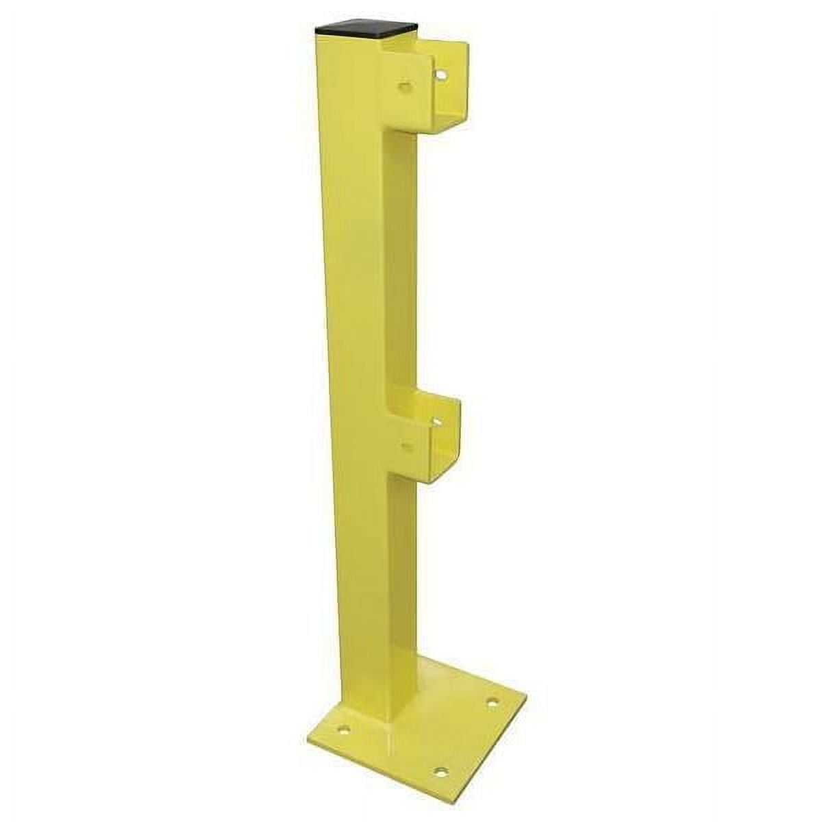 Sim Supply Flush End Post,45 In.,Yellow,Steel 22DN10 - Walmart.com