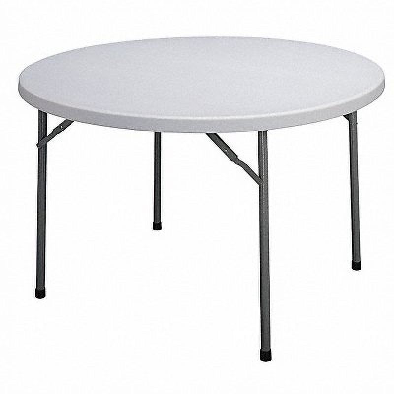 Sim Supply Folding Table,Round,Polyethylene,60" Dia 12F628 - Walmart.com