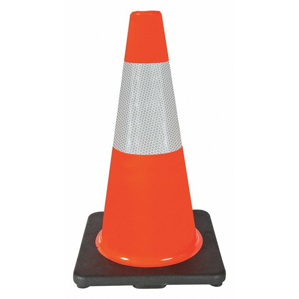 Sim Supply Traffic Cone,18In,Orange 6FHC2 6FHC2 ZO-G1129493 - Walmart ...