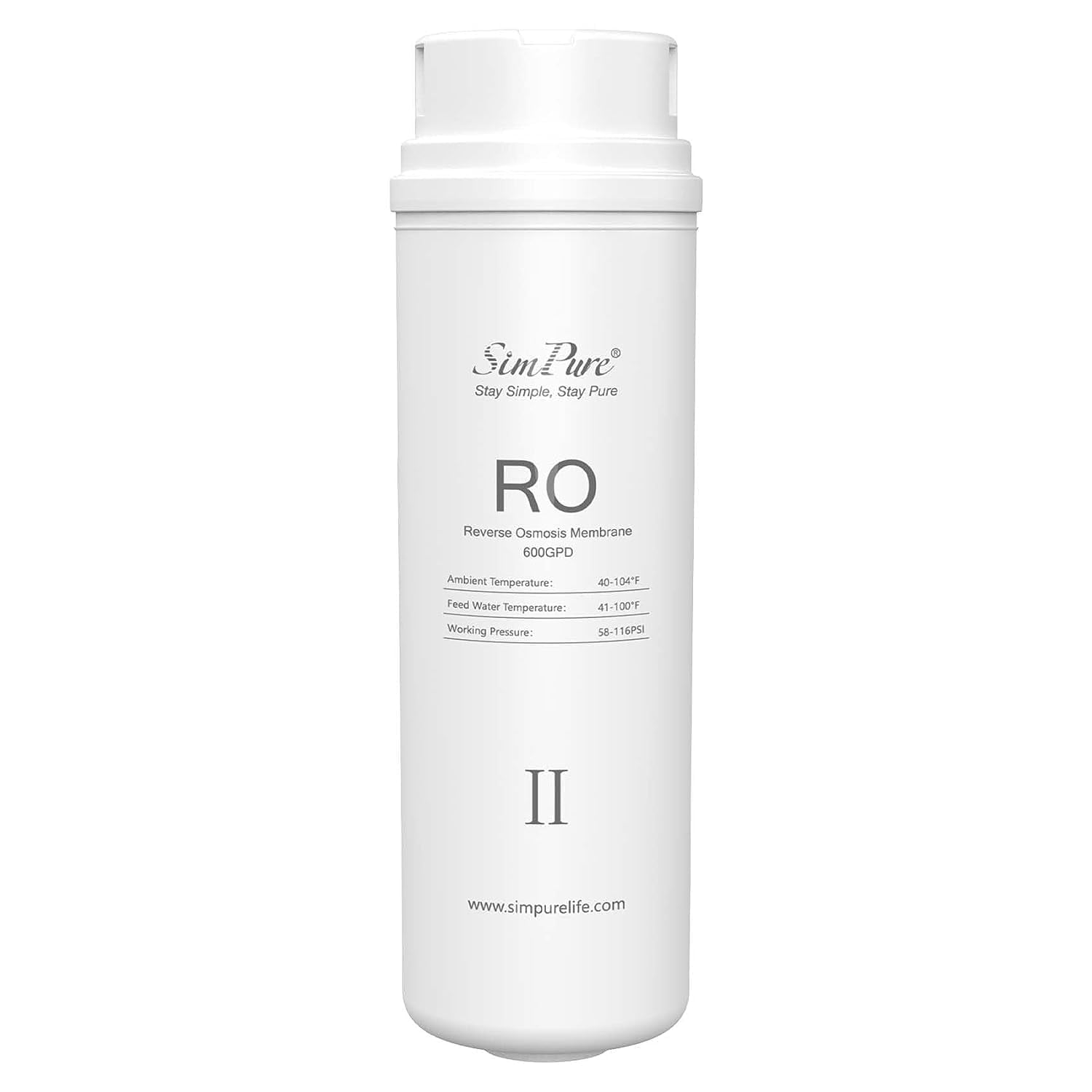 SimPure Replacement RO Filter Cartridge for SimPure Q3-600 Reverse ...