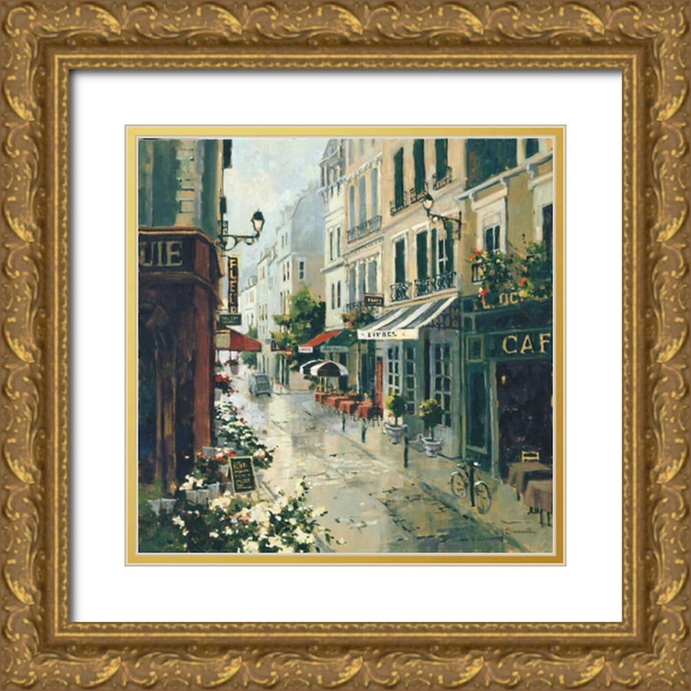 Simandle, Marilyn 12x12 Gold Ornate Wood Framed with Double Matting ...