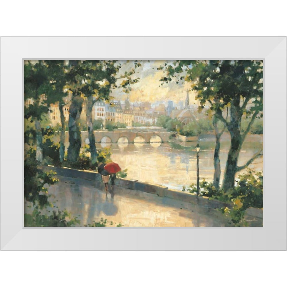 Simandle, Marilyn 18x14 White Modern Wood Framed Museum Art Print ...