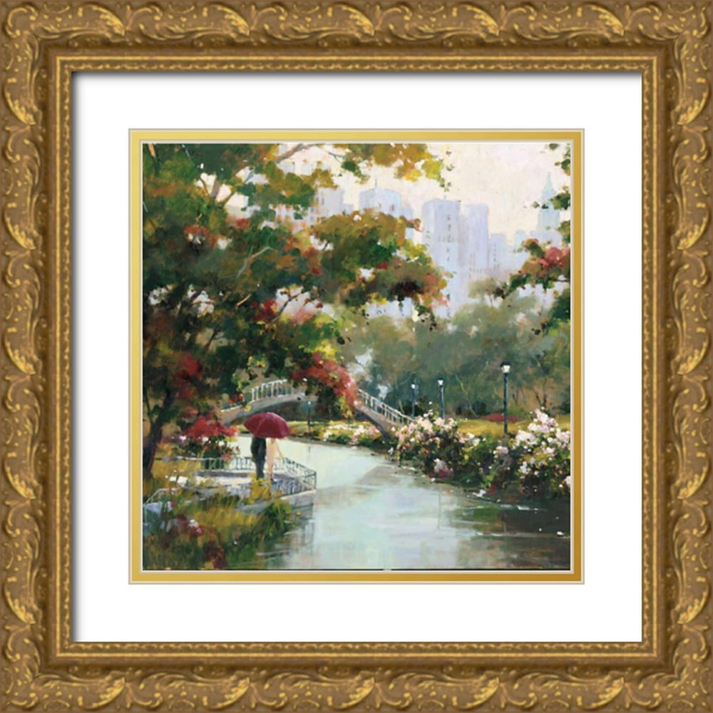 Simandle, Marilyn 26x26 Gold Ornate Wood Framed with Double Matting ...