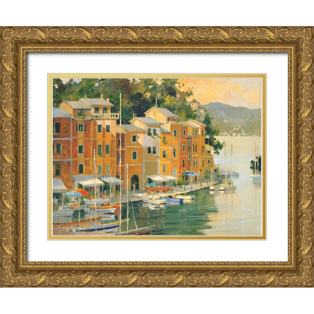 Simandle, Marilyn 32x25 Gold Ornate Wood Framed with Double Matting ...