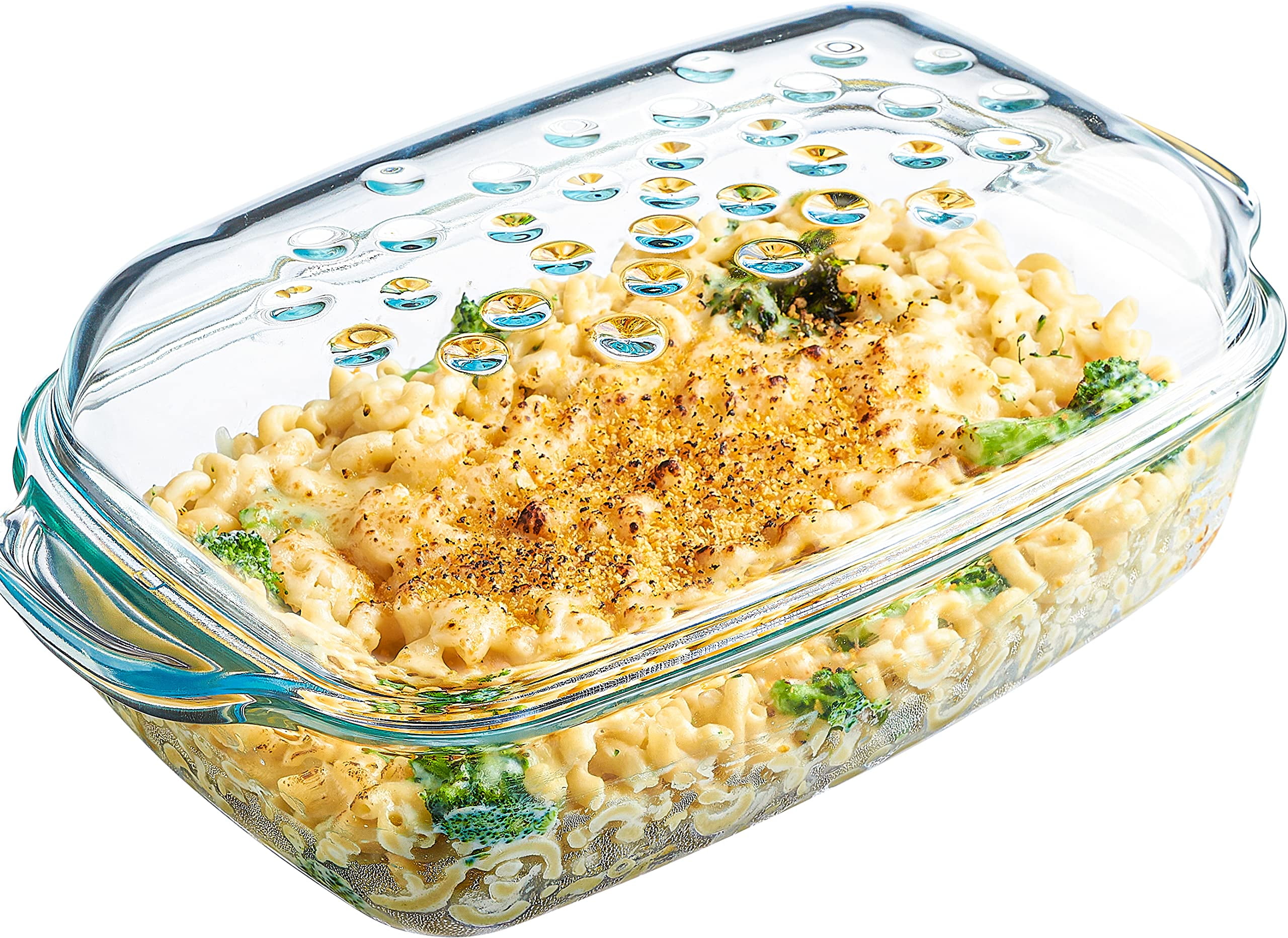 Simax European Glass Roasting Casserole | Durable 3 Qt Oblong Oven ...
