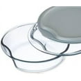 Simax Casserole Dish For Oven: Round Glass Casserole Set With Lids,1 ...
