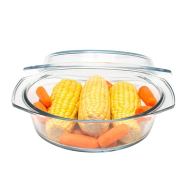 Simax Glass Casserole Dish, 3 Quarts, Microwave Oven Safe, Borosilicate ...