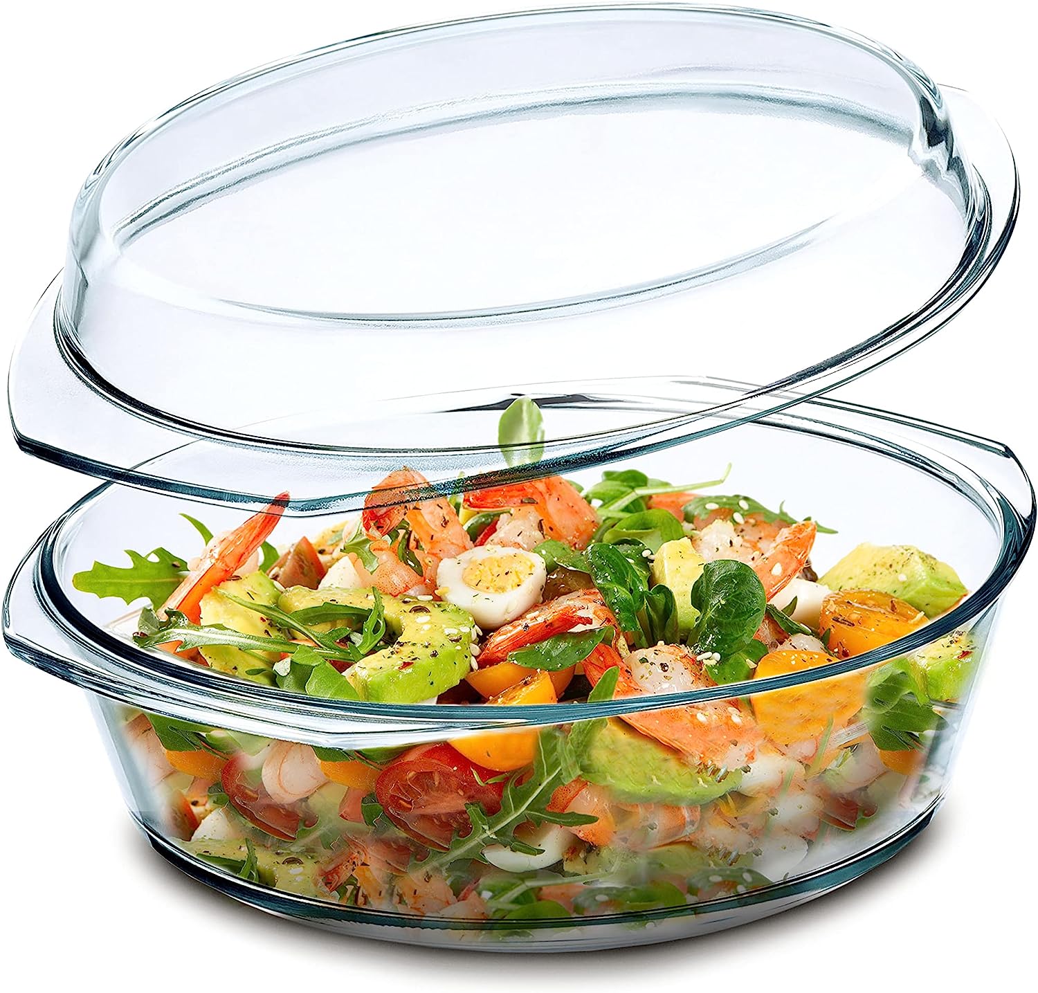 Pyrex Deep Glass Baking Dish with Lid, 7 x 11" - Walmart.com