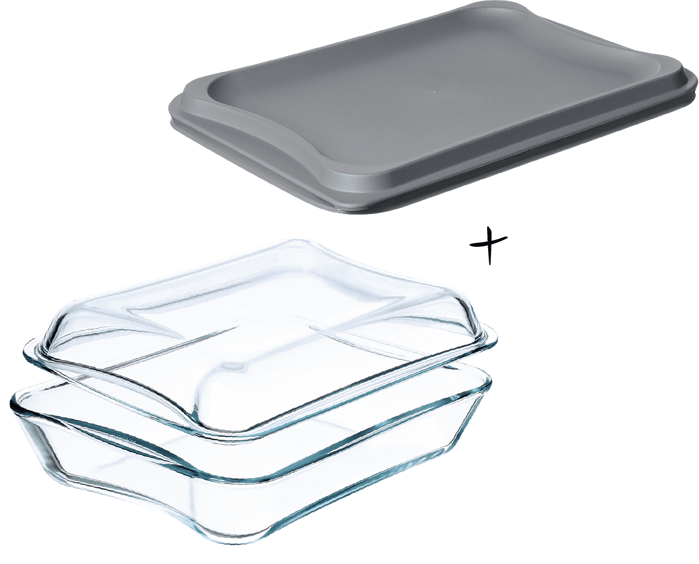 Simax Rectangular Glass Roaster, 2.6 Quart, Borosilicate Glass Dish ...