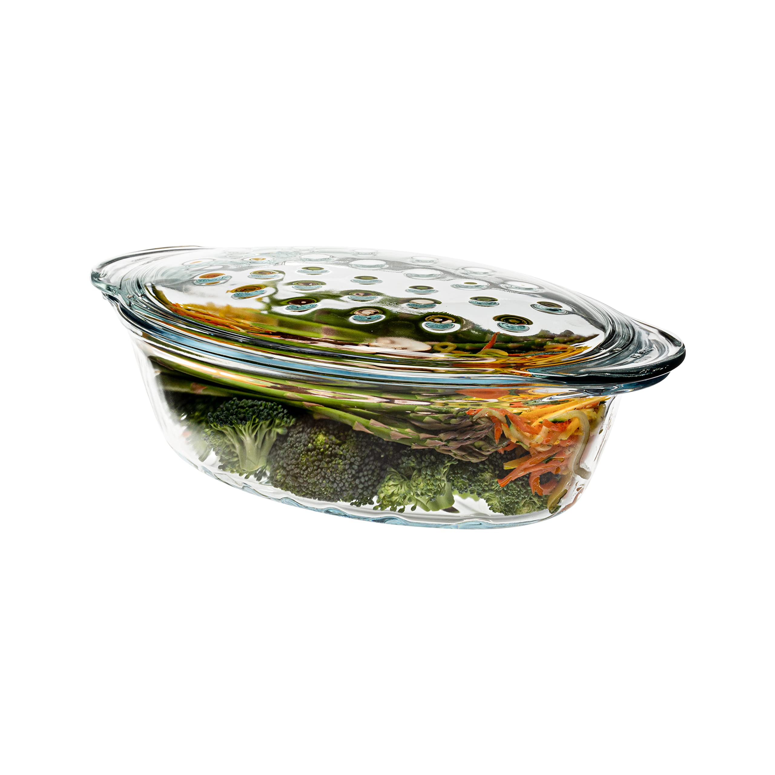 Simax Glass Casserole Dish With Lid: Bakers & Casseroles - Borosilicate ...