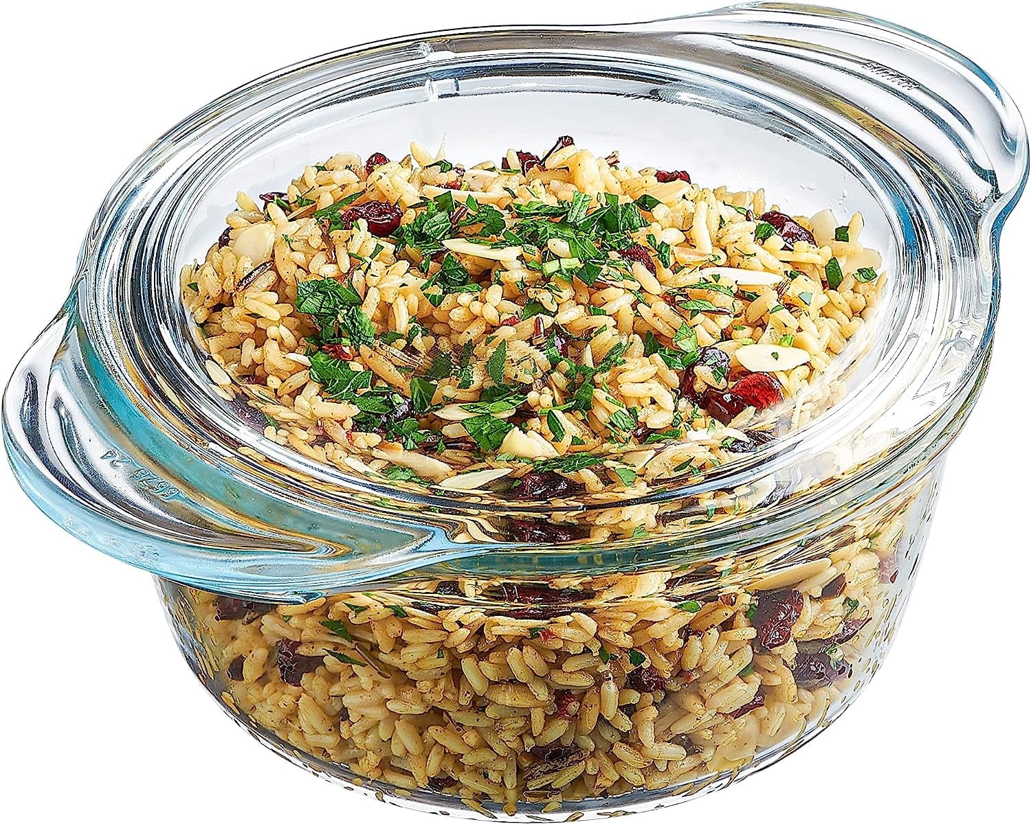 Simax Glass Casserole Dish with Lid Microwave & Oven Safe Glass ...