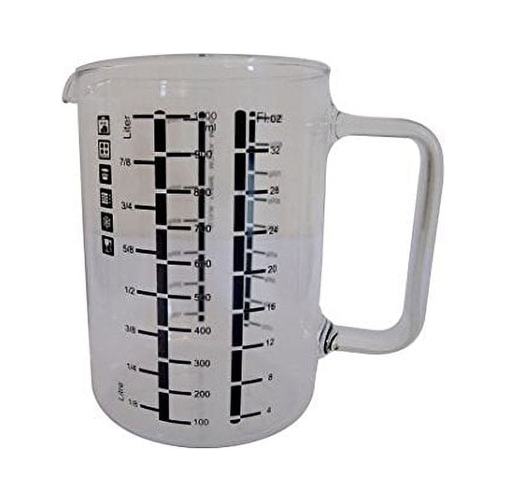 Simax Glass Measuring Cup Four Cup (32 Ounce), Borosilicate Glass ...