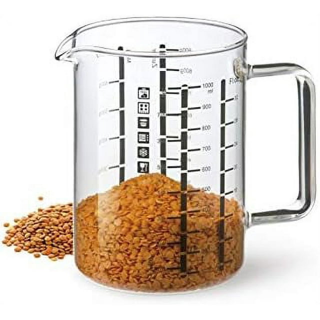 Simax Glass Measuring Cup with Metric Measurements Baking & Kitchen ...
