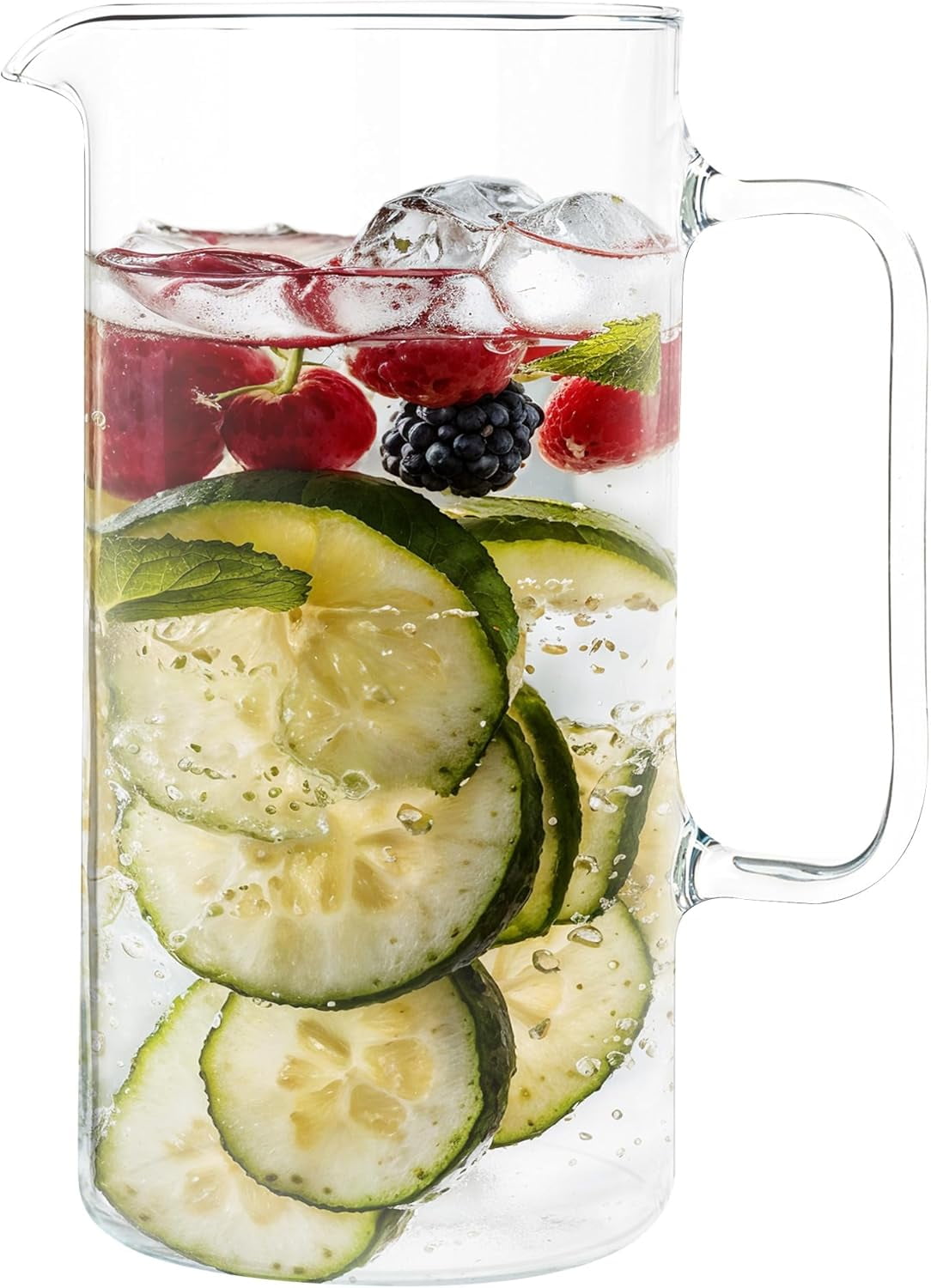 Simax Glass Pitcher, 32 Ounce (1 Quart) Borosilicate Glass, Hot and ...