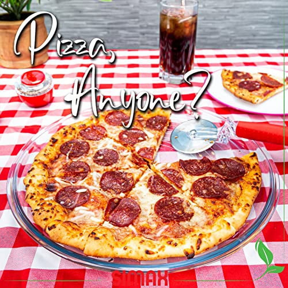 Simax Glass Pizza Pan for Oven: Borosilicate Glass Pizza Tray for Oven ...