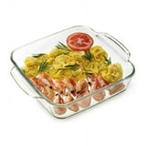 Simax Square Clear Glass Roaster | Heat, Cold and Shock Proof, Made in ...