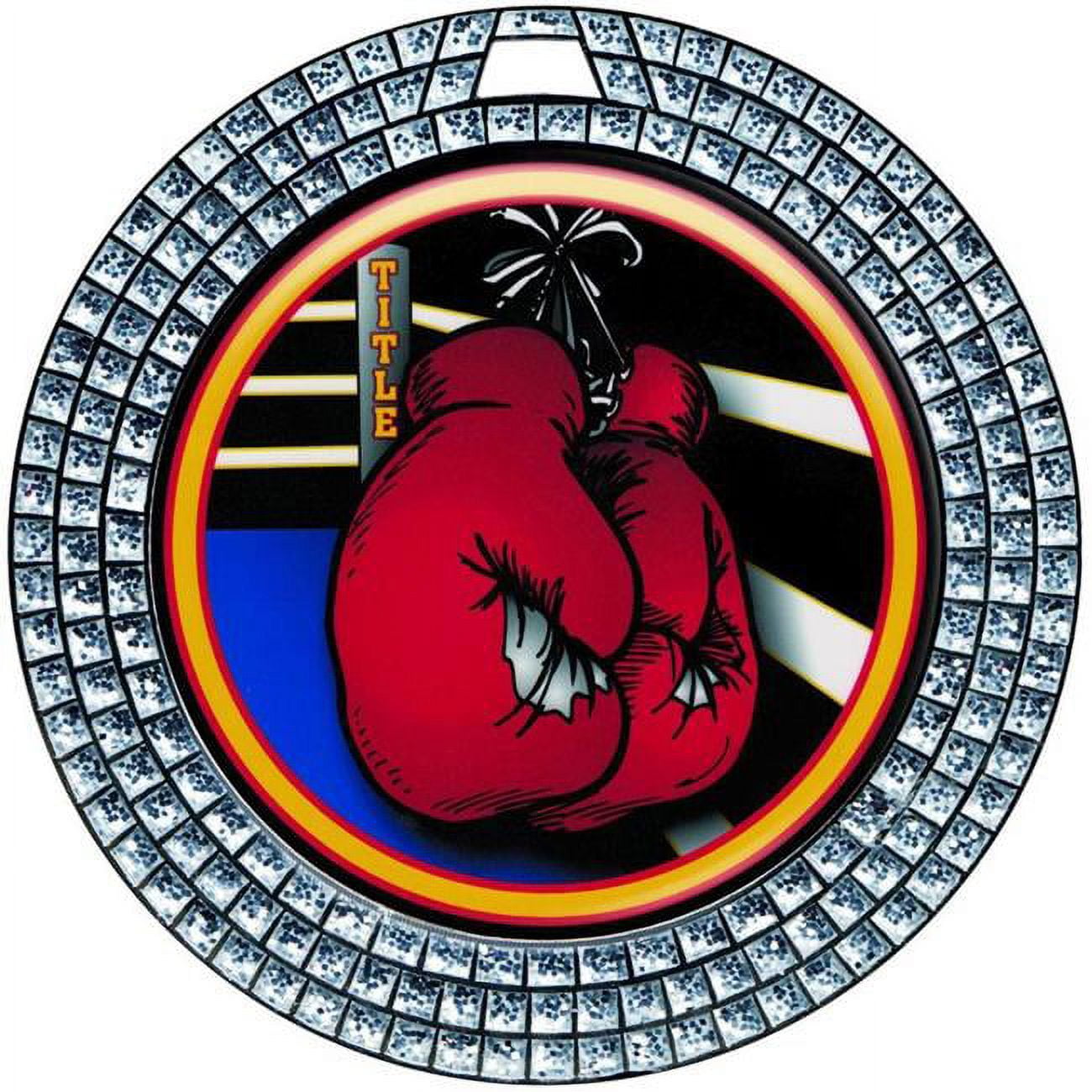 Simba EXPRESS-046A 2.75 in. Vibraprint White GEM Insert Medal, Gold ...