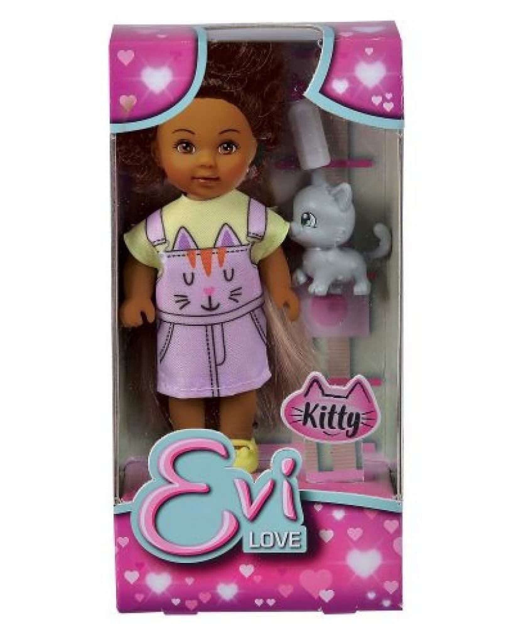 Simba Evi Love Little Kitty, 6-inch Height, Multicolor - with Kitty and ...
