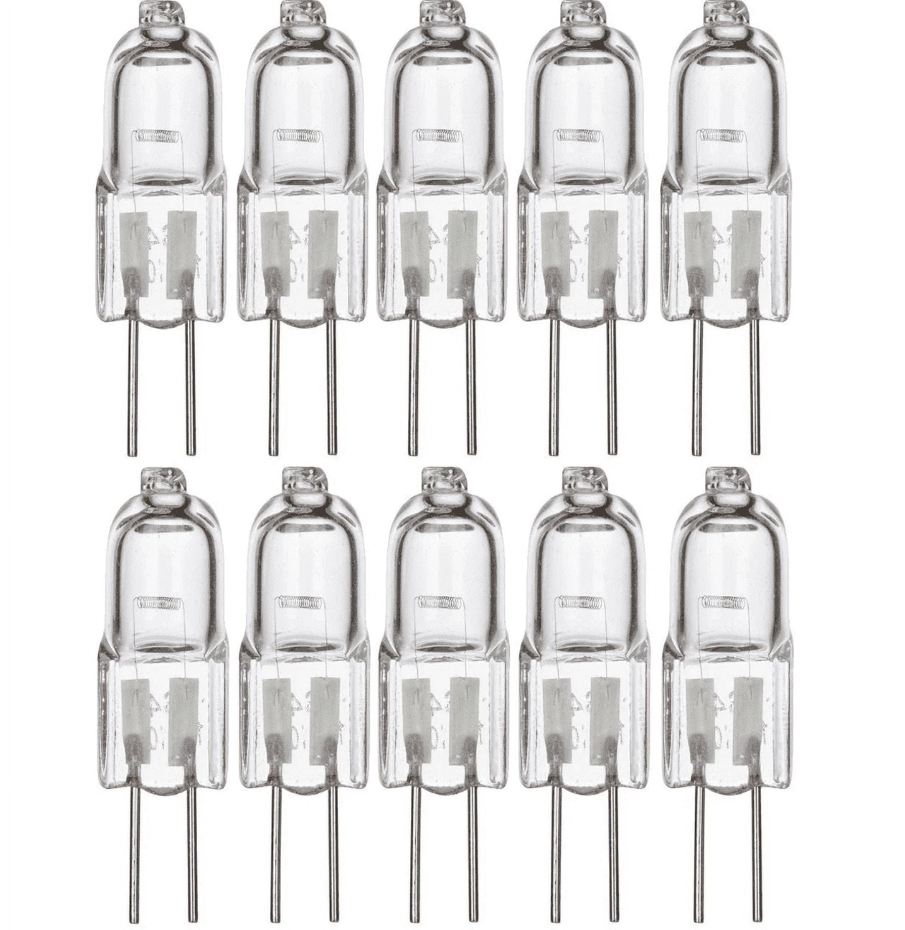 Simba Lighting 20W Halogen G4 T3 Bi-Pin Bulbs, 280lm, 12V Low Voltage ...