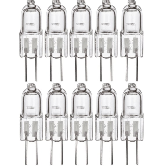 Simba Lighting 20W Halogen G4 T3 Bi-Pin Bulbs, 280lm, 12V Low Voltage ...