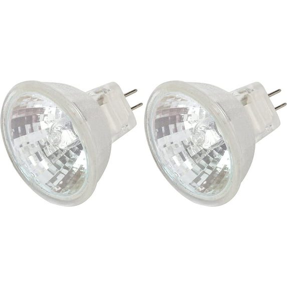 Simba Lighting Halogen MR11 12V 10W Bulb, GU4 2-Pin Base, 2700K Warm ...