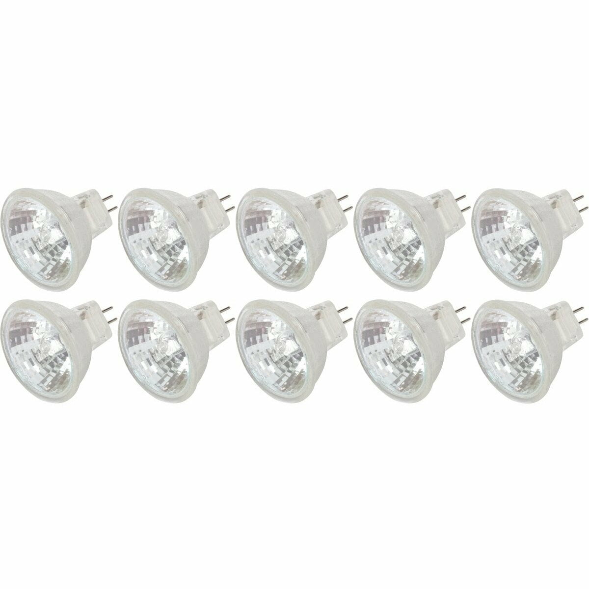 Simba Lighting Halogen MR11 12V 20W Bulbs GU4 2-Pin FTD Cover Glass, 10 ...