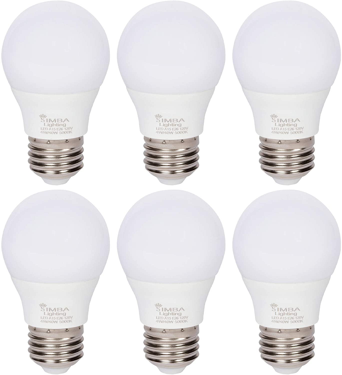 GE 40W Equivalent (Uses 4.5W) Daylight A15 LED Appliance Bulb Bulb ...